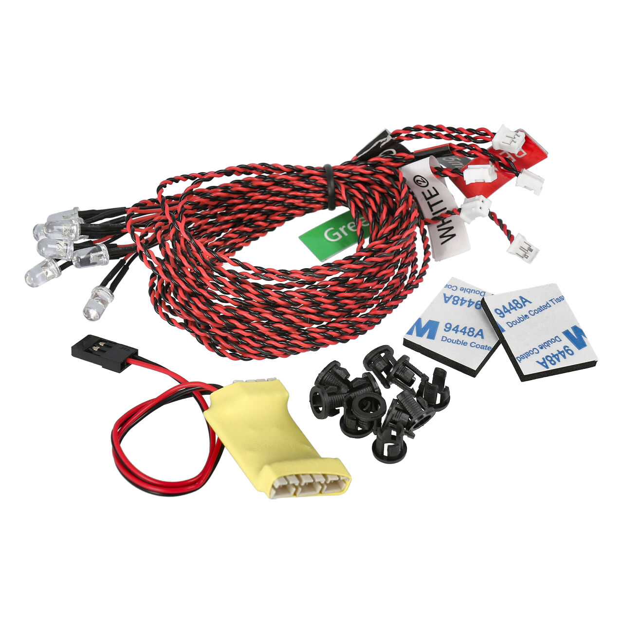 GTPower Lichtset für Flugzeug und Helikopter mit 8 Led