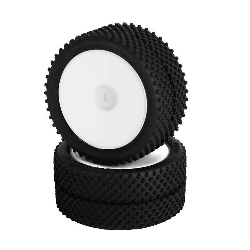 LC Racing Reifen/Felgen Mini Buggy Jetgo hinten montiert