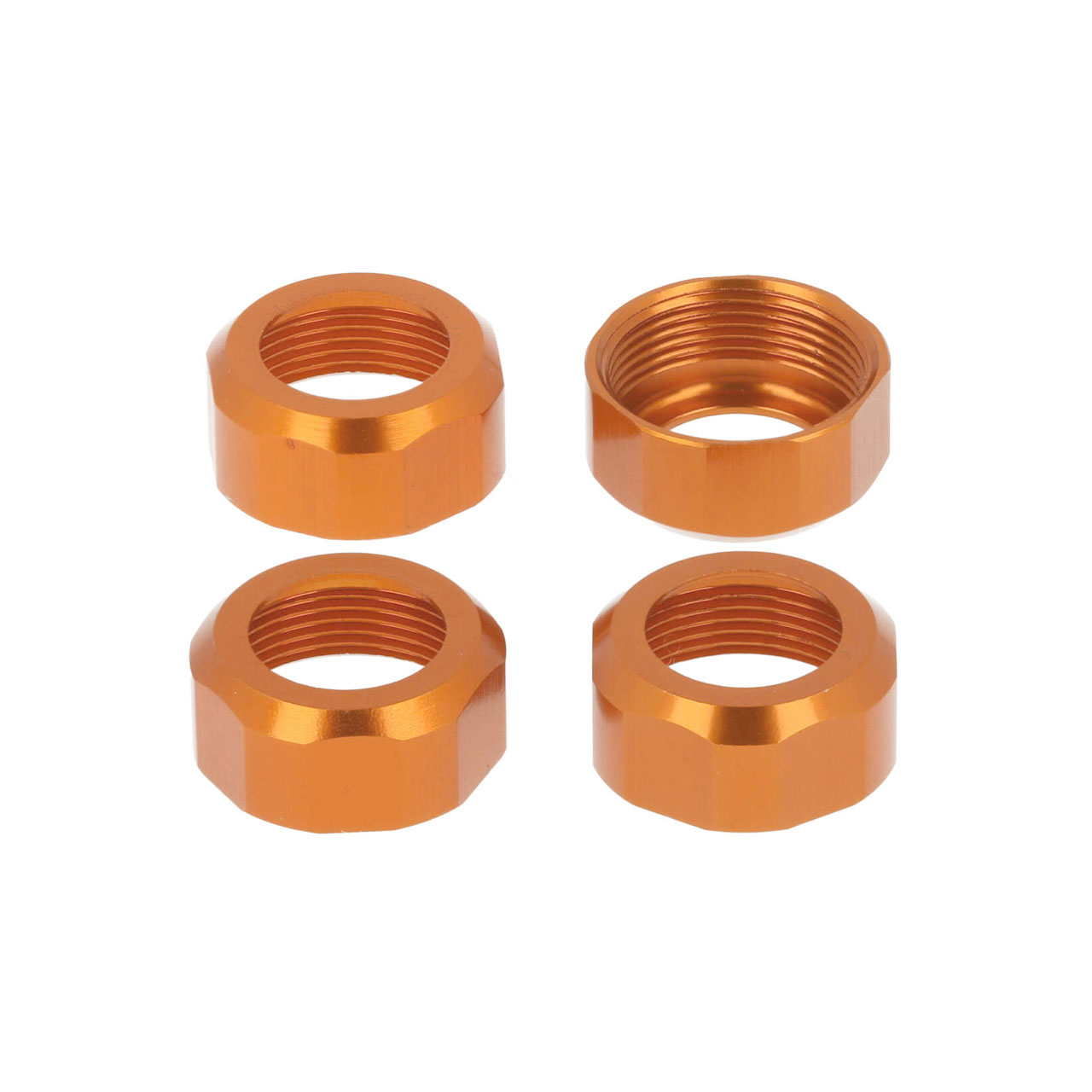 Shock Cap (Orange Anodized) 4pcs