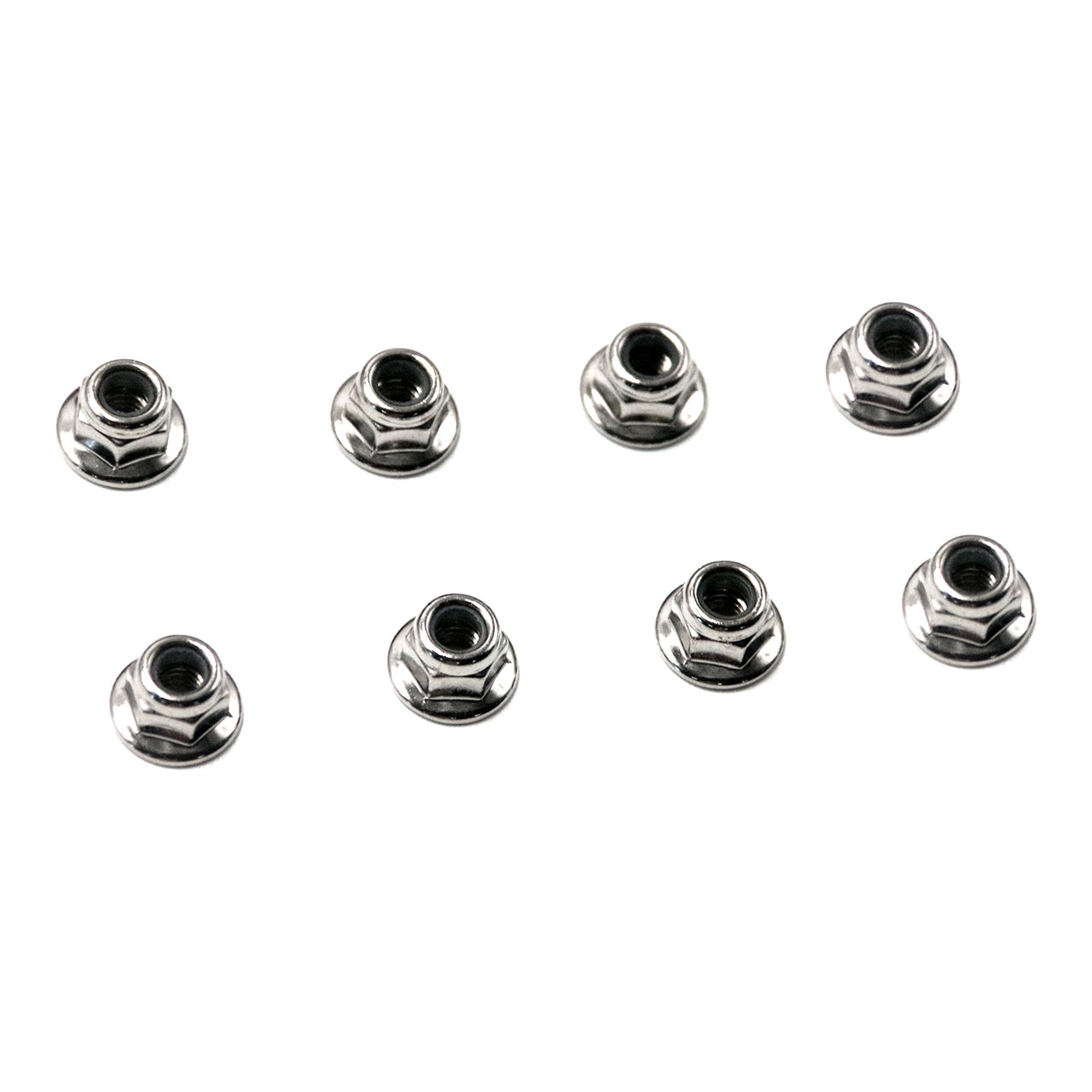 Stoppmutter mit Flansch M4