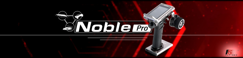 The Noble Pro Transmitter by FlySky is now in stock.