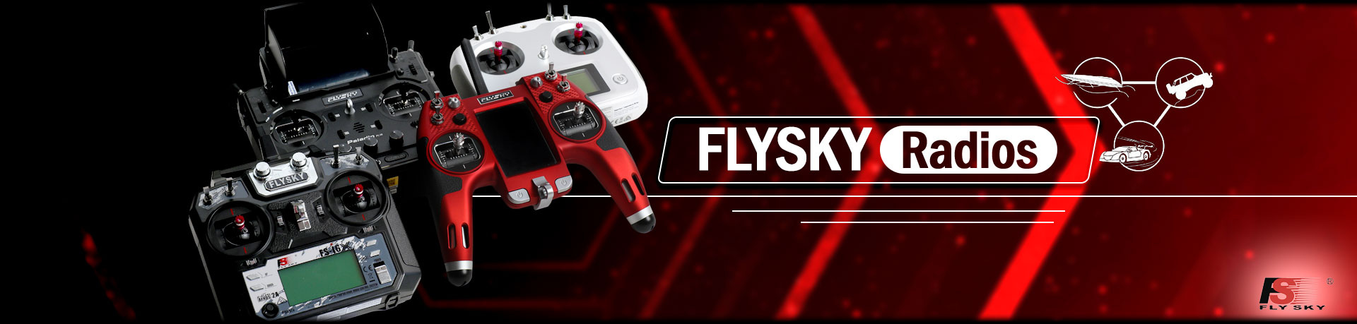New FlySky Transmitters now available.