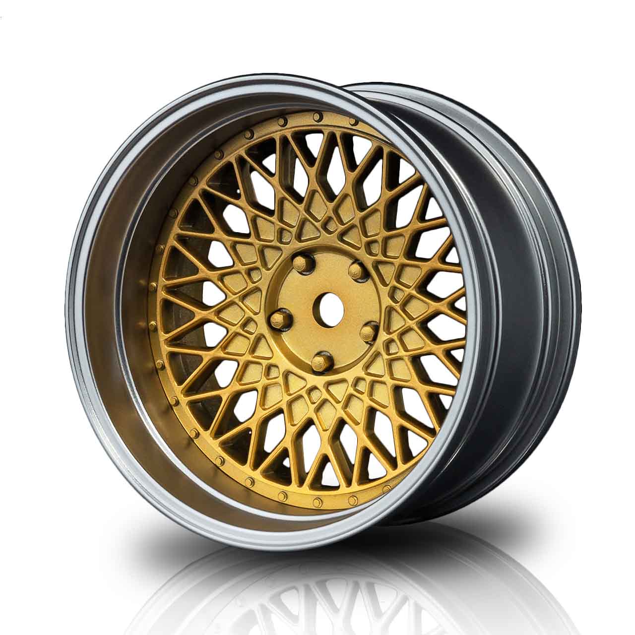 MST Drift Felge 501 Silbermatt-Gold
