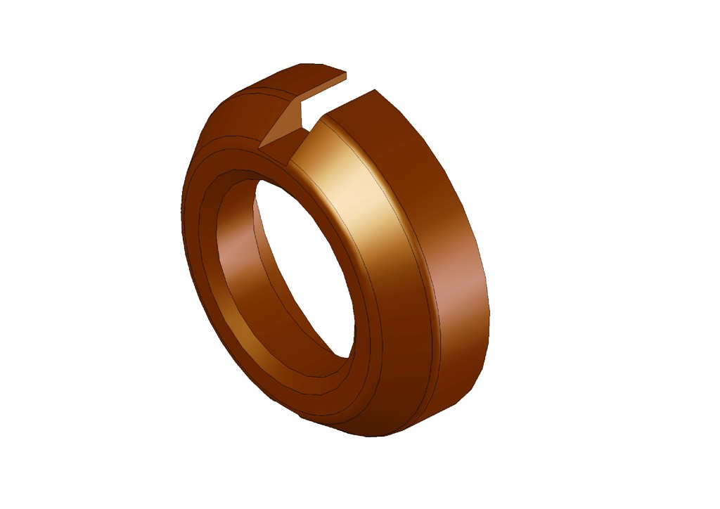 KM Kupplungsfedermutter