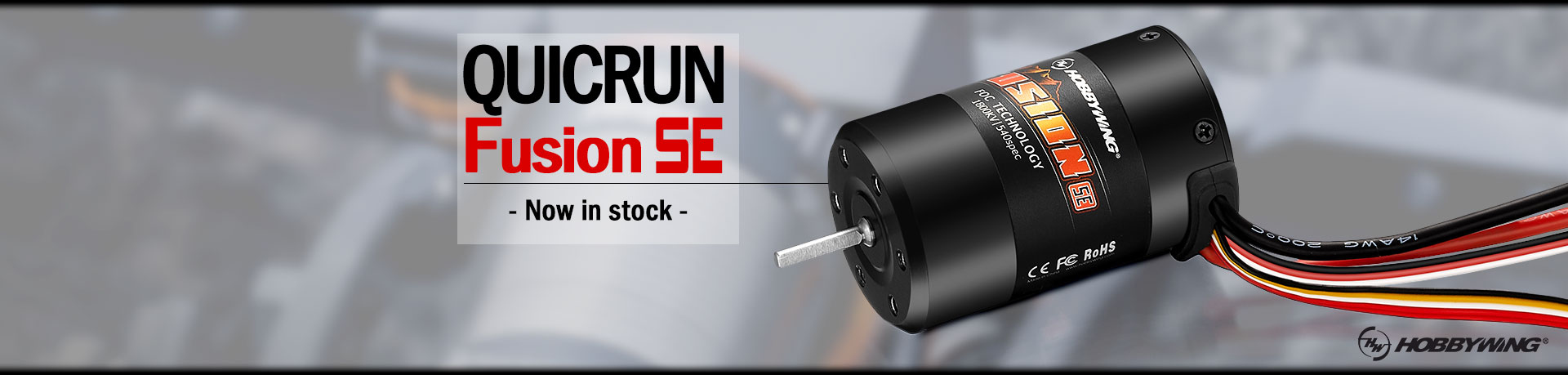 Quicrun Fusion SE by Hobbywing now in stock.
